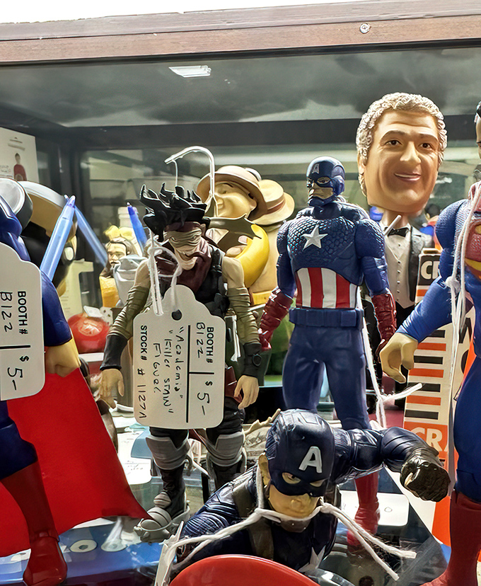 Captain America hasn't aged a day, but these action figures have. Childhood nostalgia with price tags that remind you you're an adult now.