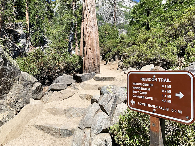 Trail signs here are like a menu of adventures &ndash; pick your pleasure and prepare to be amazed.