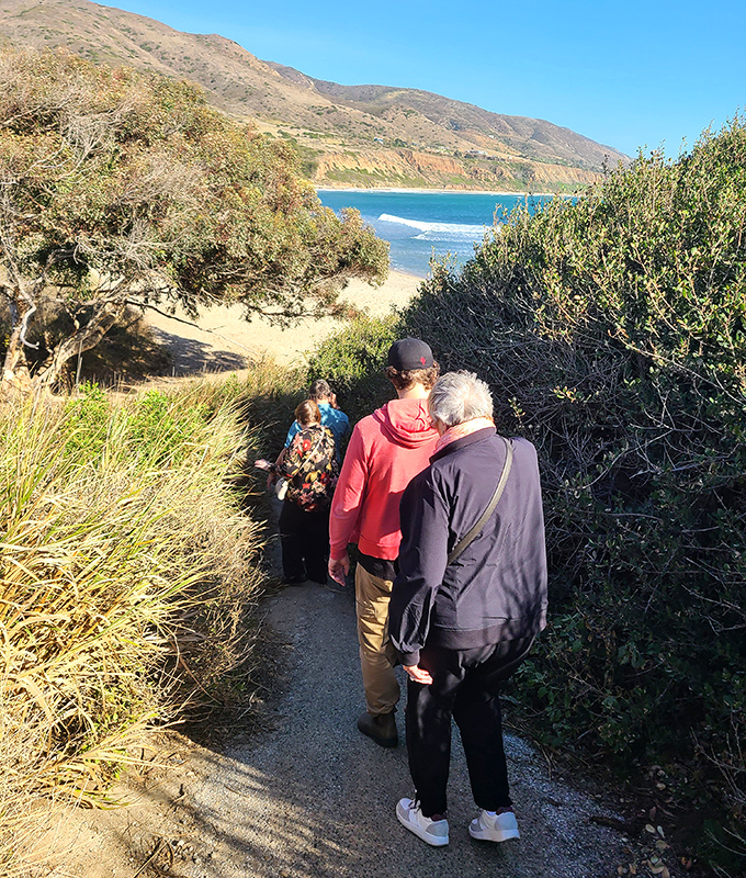 The path less photographed leads to views most appreciated. Hikers follow this trail to discover Leo Carrillo's hidden coastal treasures.
