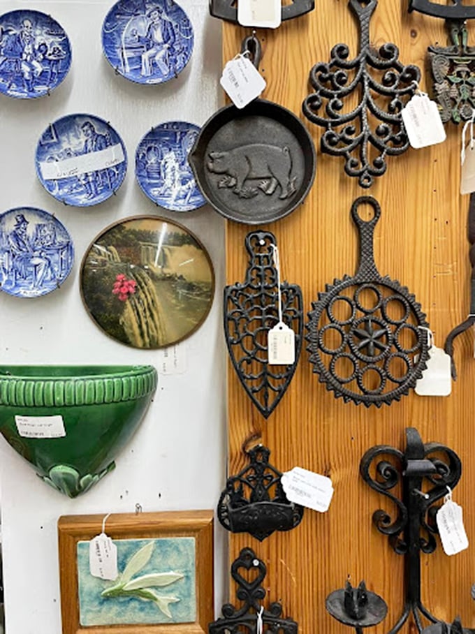 Kitchen wall art that transforms "tacky" into "vintage chic" &ndash; proving your grandmother was actually an interior design visionary all along.