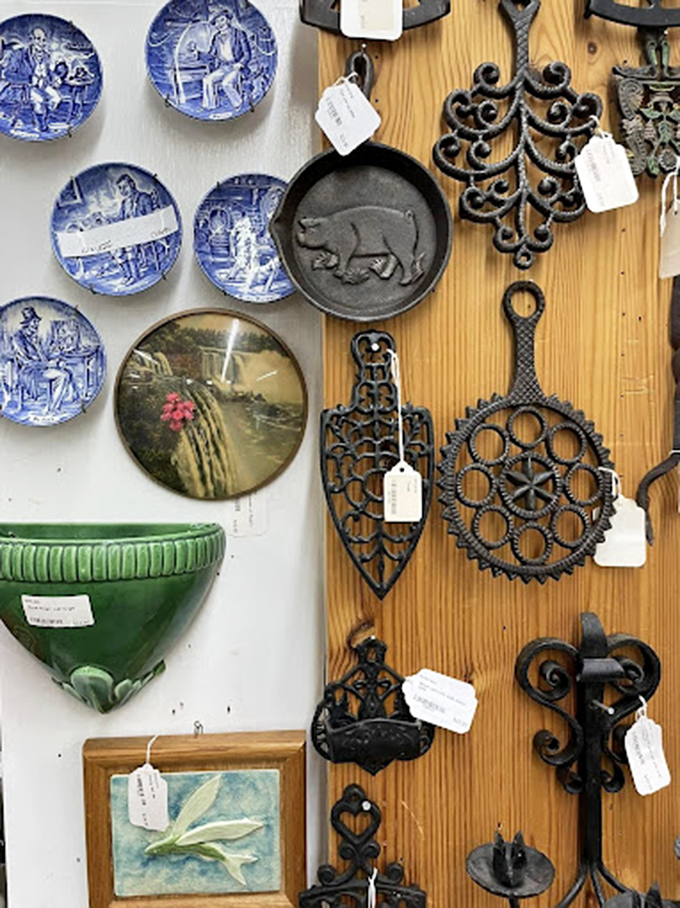 Kitchen wall art that transforms "tacky" into "vintage chic" &ndash; proving your grandmother was actually an interior design visionary all along.