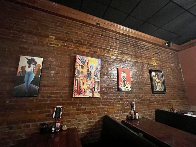 Art that feeds your soul while you wait for food that feeds everything else&mdash;a feast for all senses.