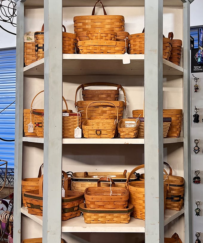 Longaberger lovers, rejoice! These handwoven baskets bring rustic charm to any home. Practical art that grandmother would approve of.
