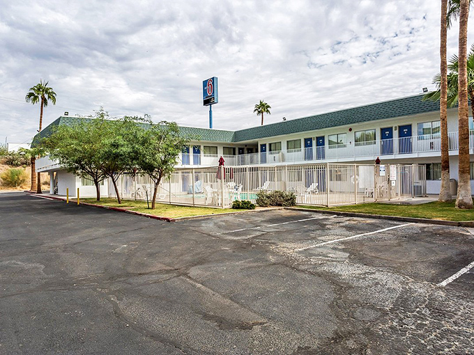 Blythe's budget-friendly motels welcome travelers and retirees alike. When your Social Security check covers rent with room to spare, that's true luxury!