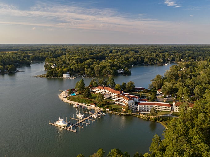 The Tides Inn resort in Irvington offers waterfront relaxation where your biggest decision is which view to enjoy first.