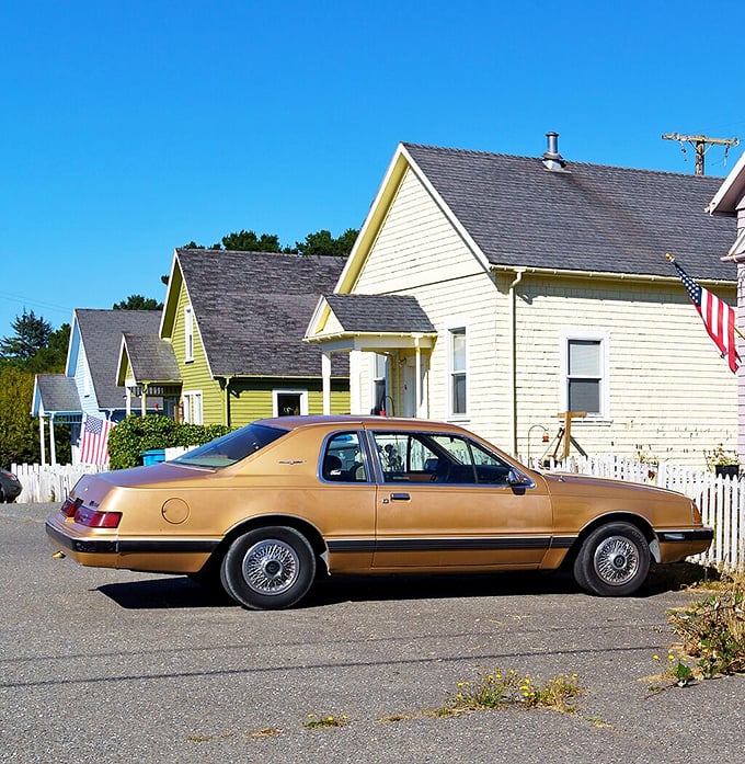 Samoa's cheerful yellow station house recalls simpler times – much like the reasonable cost of living in this coastal enclave.