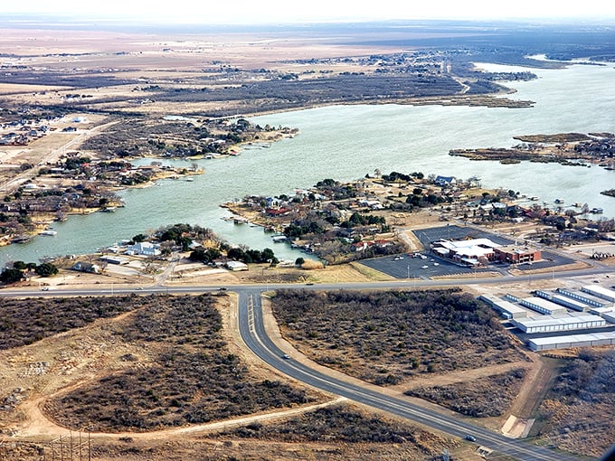 San Angelo's downtown showcases the city's blend of historic preservation and modern amenities against the West Texas sky.