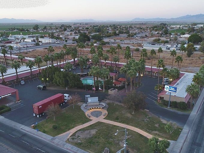 The desert landscape around Blythe offers expansive views and equally expansive savings compared to California's coastal communities.