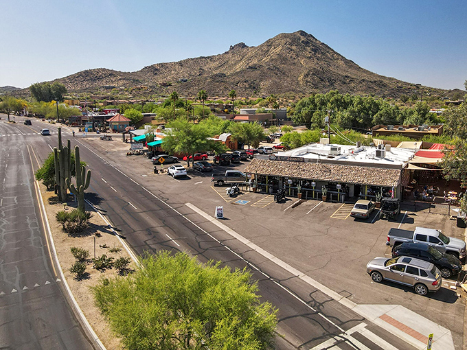 Those cave creek standing guard over the desert highway have been welcoming travelers longer than any chamber of commerce.