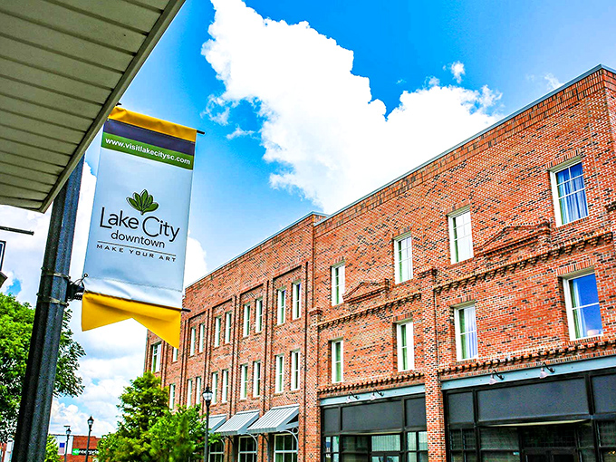 Brick buildings in Lake City have been lovingly restored, creating a downtown where the past and present coexist beautifully. 