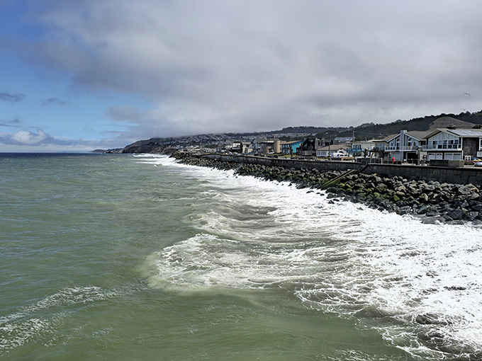 Fog rolls into Pacifica, shrouding million-dollar views that come with thousand-dollar rents. Mystery and affordability in one package.