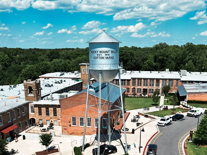 Rocky Mount's revitalized mill district shows how history can find new life. Yesterday's cotton mill becomes today's gathering place.