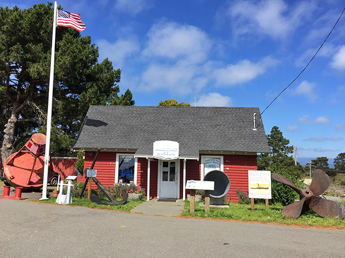Modest homes with white picket fences line Samoa's streets – proving the California dream remains alive for budget-conscious retirees.