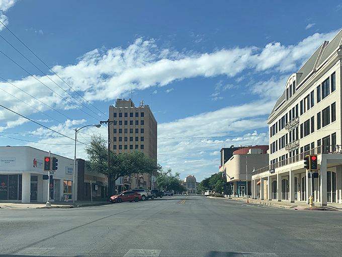 The wide streets of San Angelo invite leisurely exploration, where frontier history meets small-city comfort in West Texas.
