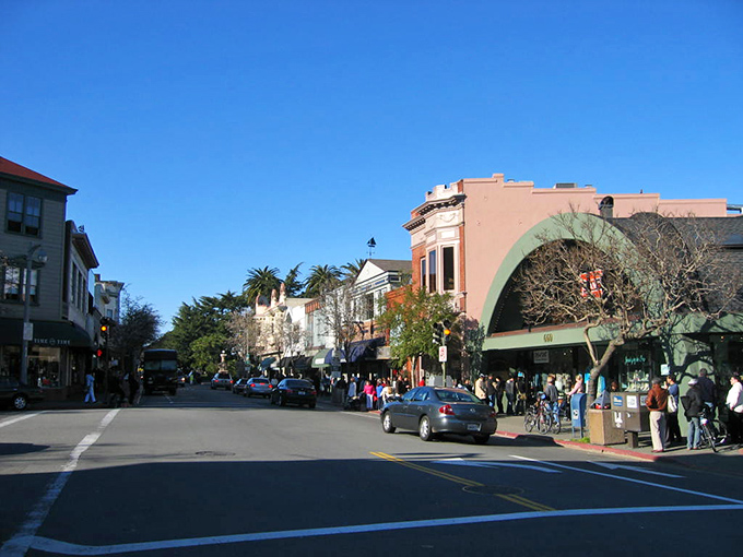 Downtown Sausalito's charming main street invites you to stroll, shop, and pretend you can afford waterfront property.