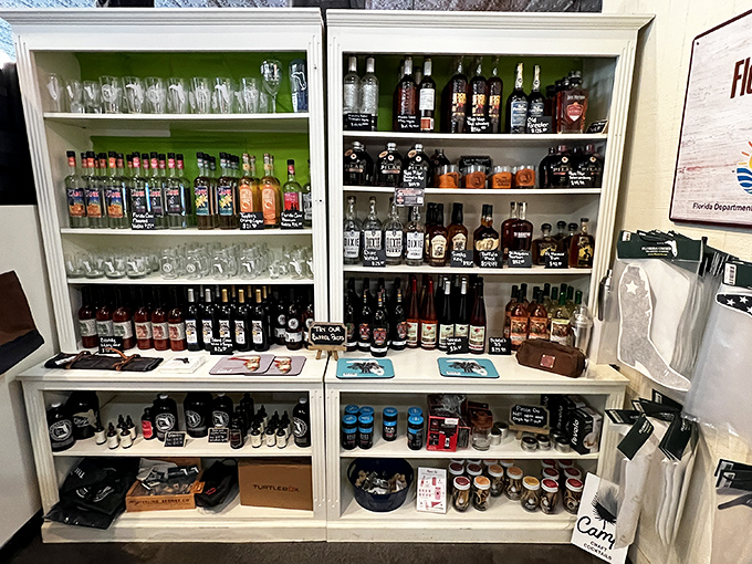 A treasure trove of local sauces and spirits&mdash;because the best souvenirs are the ones that keep the flavor memories alive.