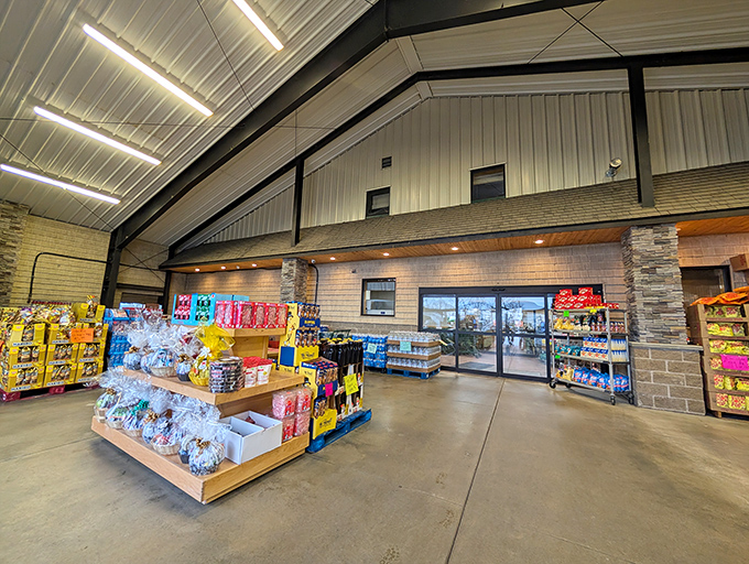 Aisles of possibilities stretching out like a choose-your-own culinary adventure waiting to happen.