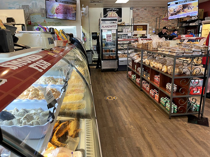 Every inch of this space is dedicated to the art of feeding people well. The display cases practically whisper, "Try me, you won't regret it."