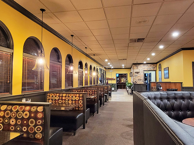 Another view of the dining room where breakfast dreams come true and lunch plans get derailed by Benedict cravings.