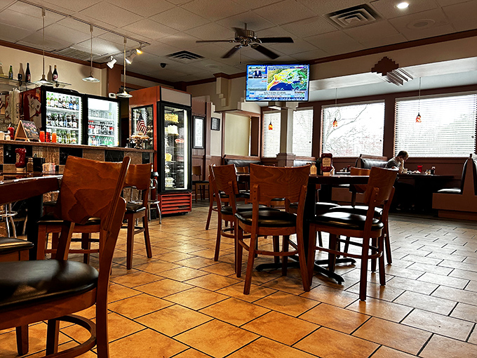 The dining room waits expectantly for the lunch rush&mdash;tables that have witnessed first dates, business deals, and Sunday family traditions.