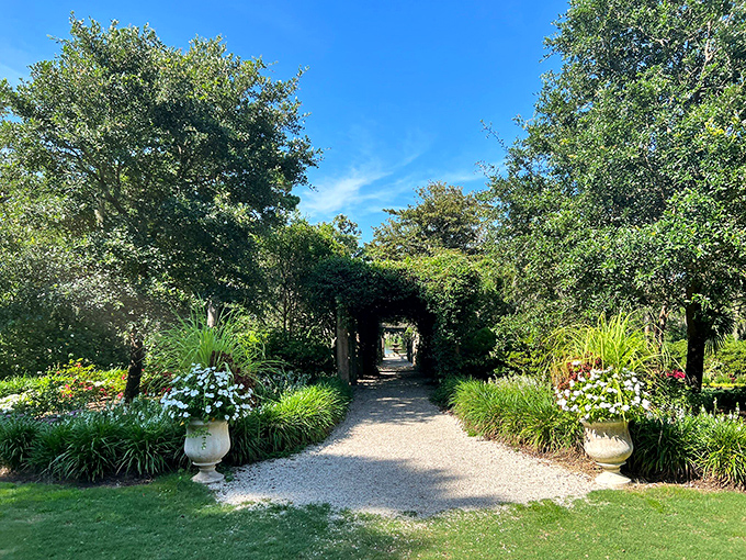 Secret garden pathways beckon with the promise of discovery—like finding the wardrobe to Narnia, but with better landscaping and fewer witches.