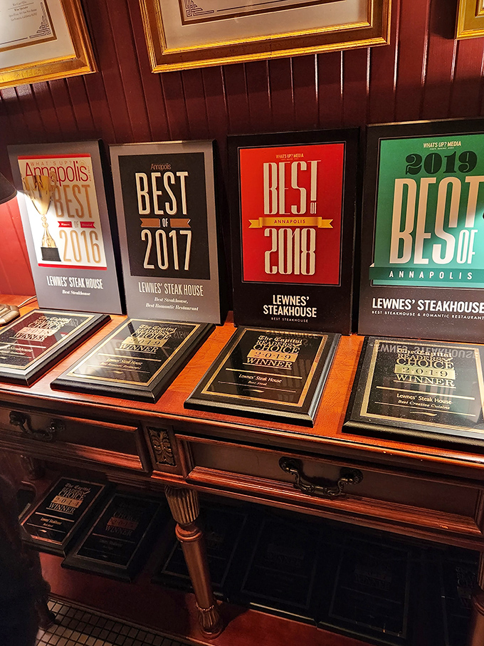 Those awards aren't just wall decorations &ndash; they're the hardware version of what locals have been saying for years about Lewnes' supremacy.