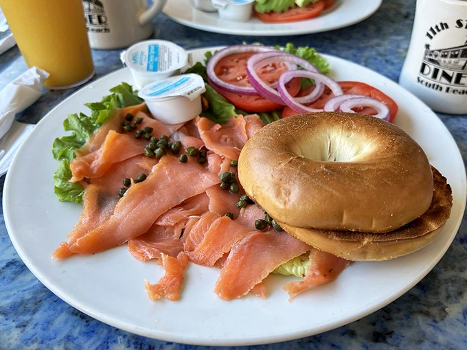 Smoked salmon and a bagel &ndash; the New York transplant that found its beach body in Miami without losing its soul.