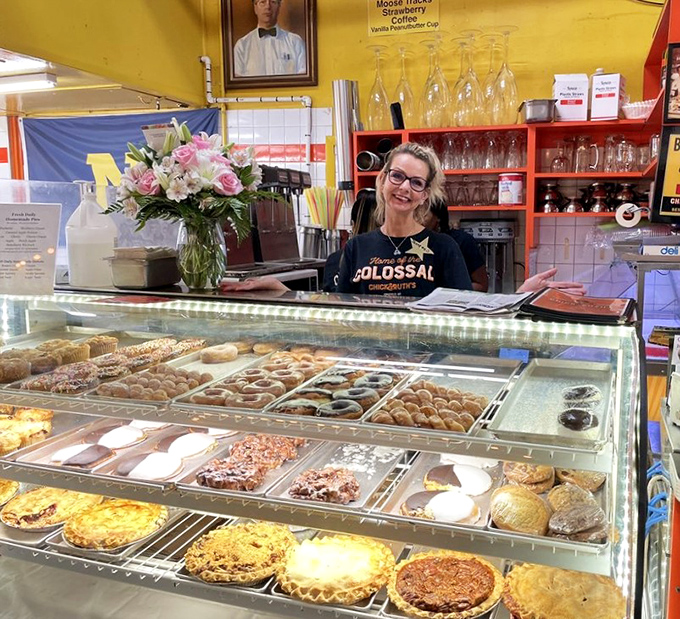 The bakery case&mdash;a glass-enclosed museum of temptation where willpower goes to die and happiness begins.