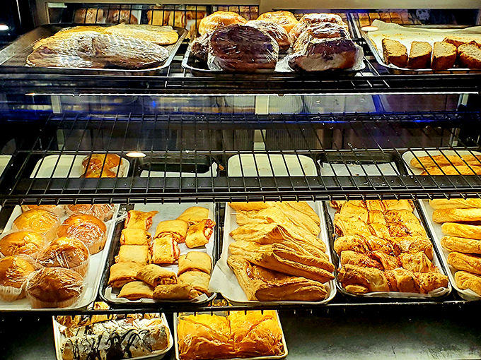 The pastry case of dreams&mdash;where willpower goes to die a happy death. Each shelf offers a different path to delicious regret.