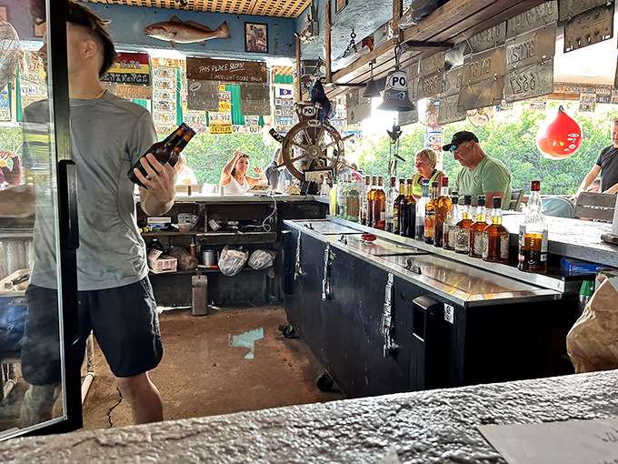 A nautical-themed bar where the ship's wheel isn't just decoration &ndash; it's steering you toward your next perfect drink.