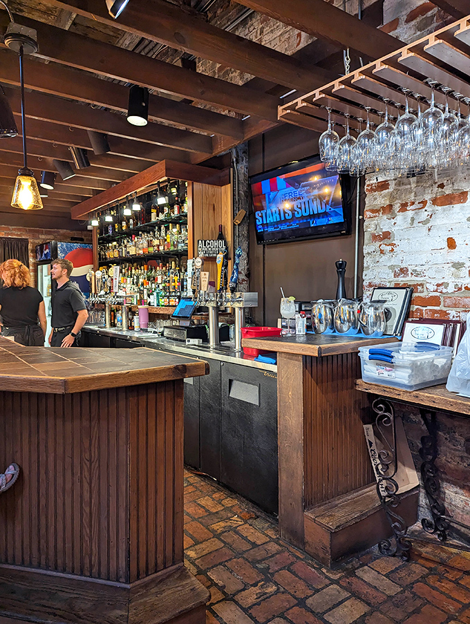 The bartenders here aren't just servers – they're liquid architects crafting concoctions with the precision of Swiss watchmakers.