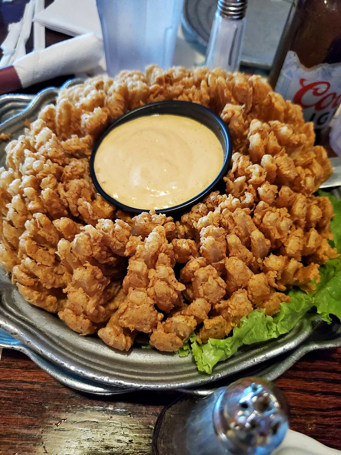 The Bloomin' Onion's sophisticated cousin has arrived, wearing a golden-brown tuxedo and bringing its own dipping sauce to the party.