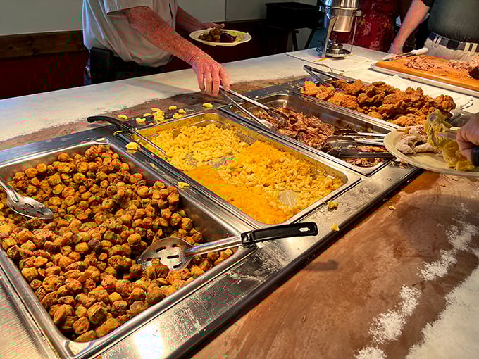 The buffet &ndash; where decision fatigue meets its match. "Take all you want, but eat all you take" has never been more tempting.
