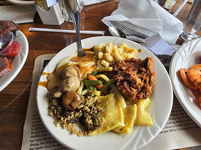 A plate that tells the story of restraint abandoned&mdash;where every food group agrees to get along for one magnificent meal.