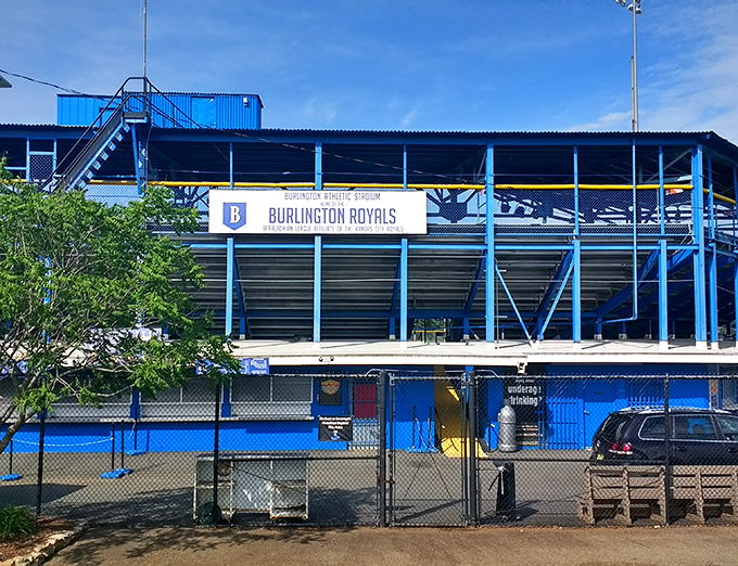 The Burlington Royals' stadium offers that quintessential American summer experience: baseball in an intimate setting where every seat feels VIP.