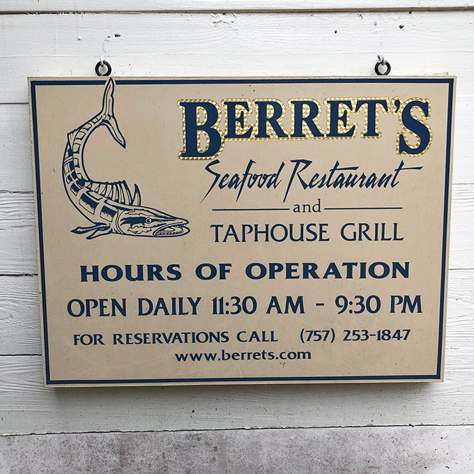 Hours posted like a promise &ndash; "We'll be here when hunger strikes," signed, your neighborhood seafood sanctuary.