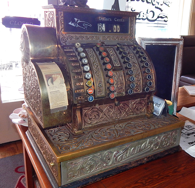 This vintage cash register isn't just decoration&mdash;it's a time machine to when transactions came with conversation and a genuine "come back soon."