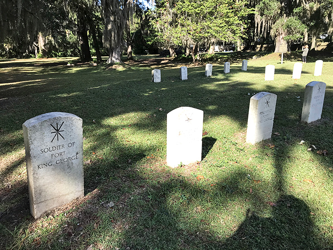 A solemn reminder that for many soldiers, Fort King George was both their first posting and their last. Their sacrifice is etched in Georgia's foundation.