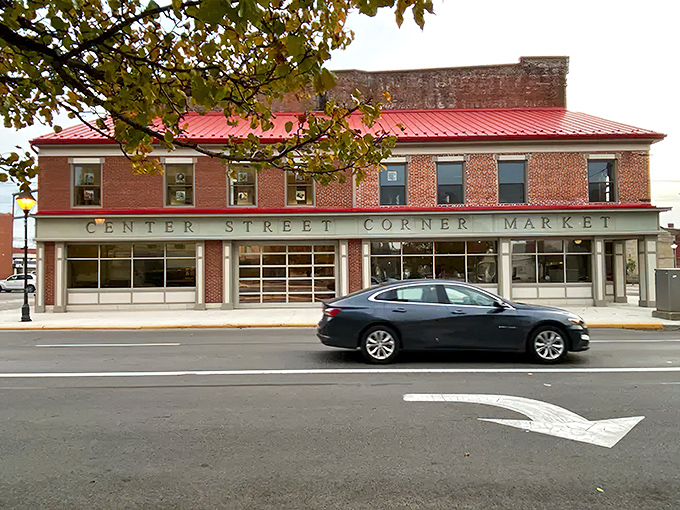 Center Street Corner Market anchors downtown with its classic storefront. The kind of place where they might actually know your name.