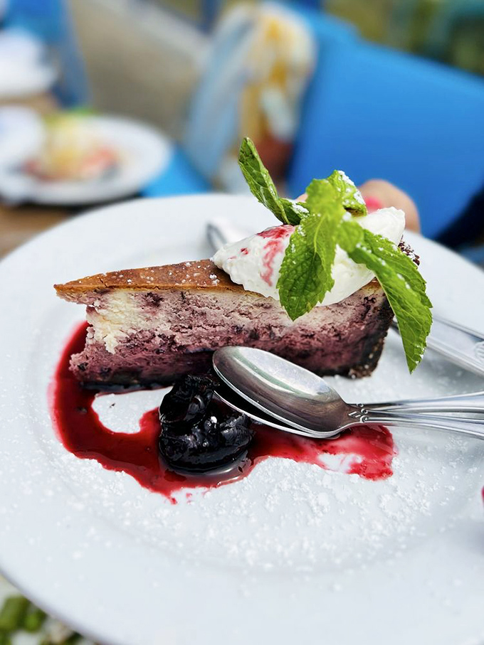 A berry cheesecake that proves Sam's doesn't just master seafood &ndash; they understand the importance of a sweet finale.