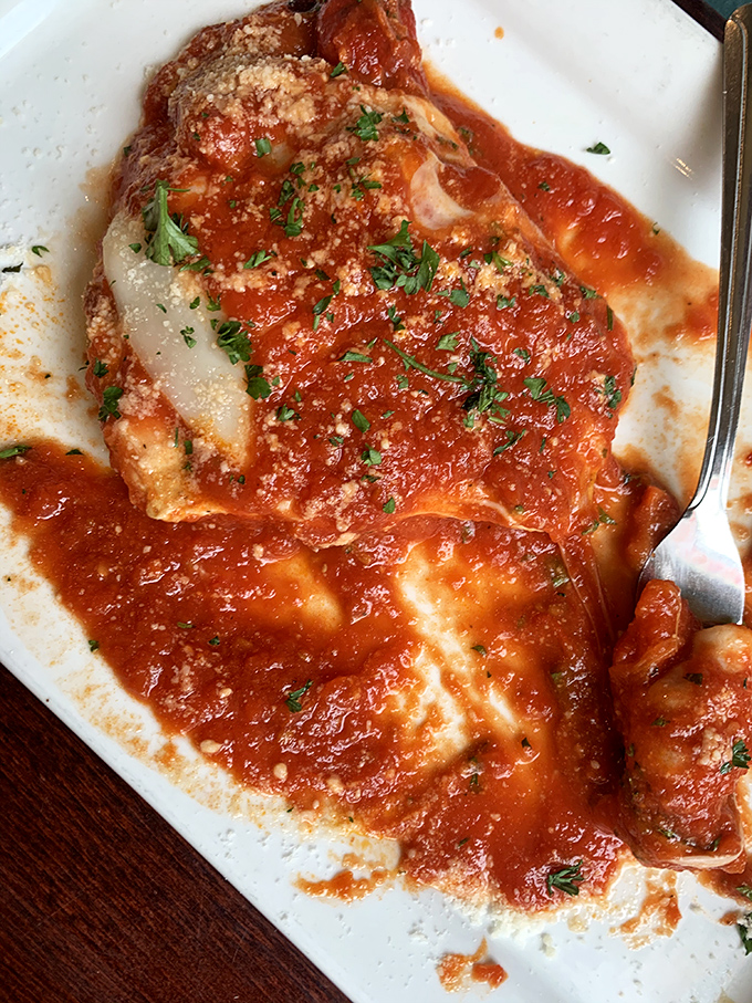 This chicken parmesan isn't just dinner; it's a saucy, cheesy celebration that makes Monday feel like Saturday.