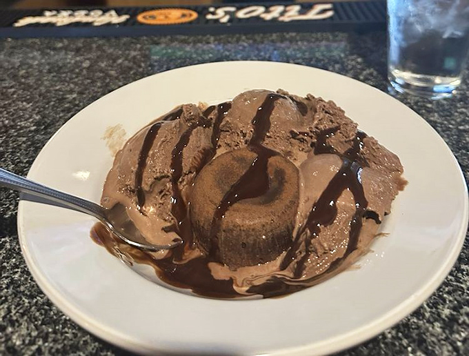 Chocolate lava cake that erupts with warm, molten goodness&mdash;proof that the simplest desserts often deliver the most profound pleasure.