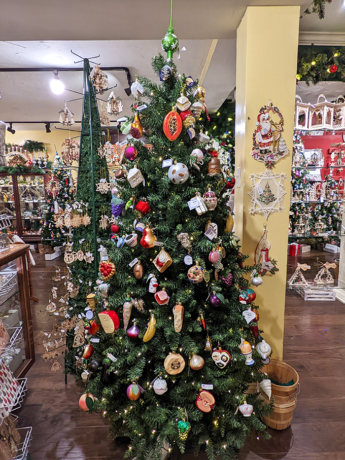 This tree isn't just decorated&mdash;it's curated with food-themed ornaments that would make any foodie consider a second Christmas tree.