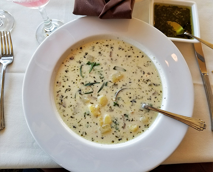 This isn't just clam chowder&mdash;it's a creamy bowl of ocean comfort that would make New England jealous.