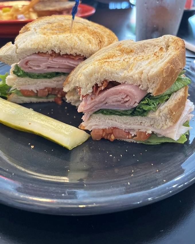 The club sandwich: architectural marvel of the deli world. Layers of flavor stacked higher than your weekend to-do list.