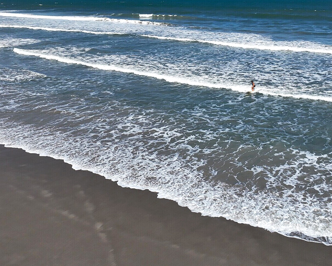 Cocoa Beach's waves call from just minutes away, close enough for lunch but far enough to avoid crowds.
