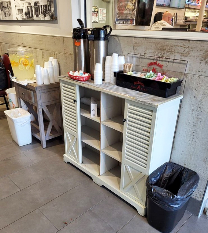 The self-serve station that says "we trust you with the coffee"&mdash;a rare and beautiful thing in today's world.