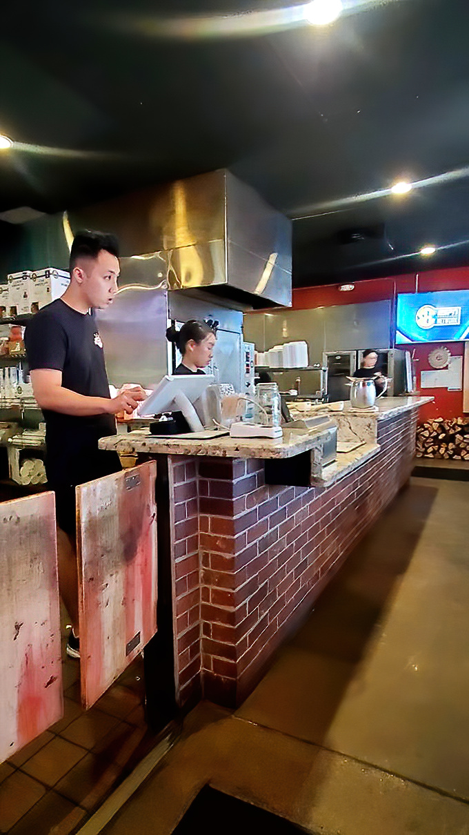 Where orders are placed and barbecue destinies are determined. That young man at the counter holds the power to make your day significantly better.