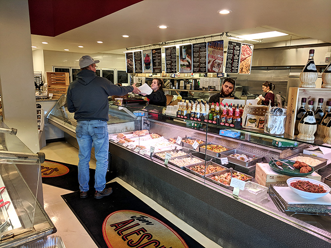 The counter where magic happens&mdash;where "I'll just have a small sandwich" turns into "and pasta salad, and cannoli, and..."