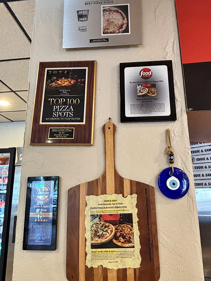 Awards that tell the story better than any Yelp review. When Food Network gives you a nod, you're doing something right.